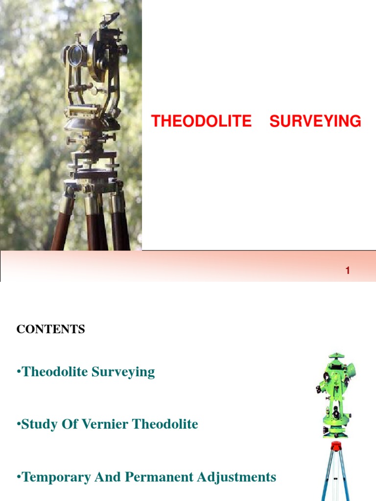 THEODOLITE SURVEYING | Surveying | Scientific Observation