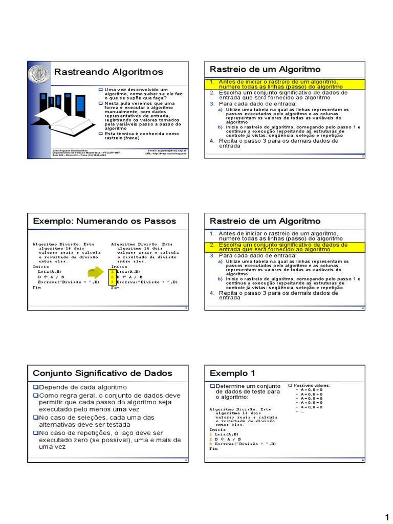 Rastreando Algoritmos | PDF | Algoritmos | Número primo
