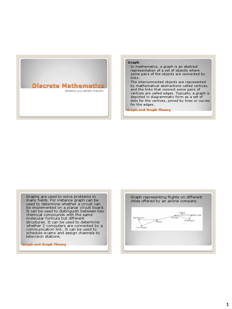 5 Graph Theory | Download Free PDF | Vertex (Graph Theory) | Combinatorics