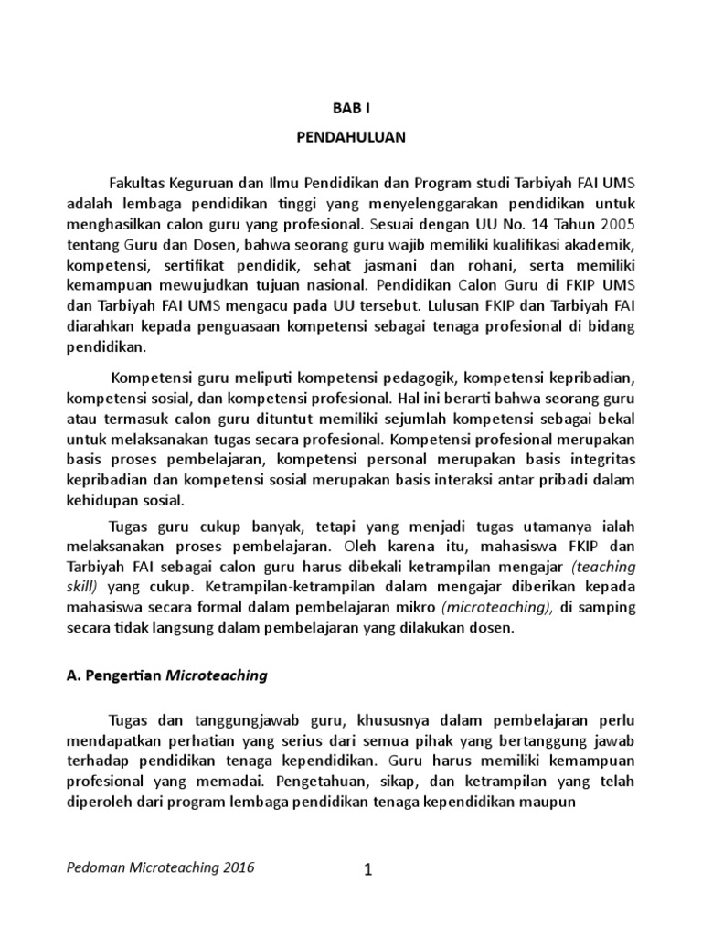 Buku Microteaching | PDF
