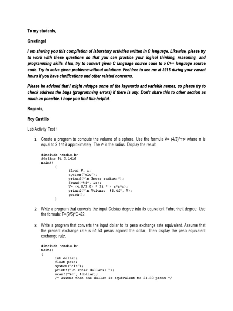 Programming Questions | Download Free PDF | Computer Programming ...