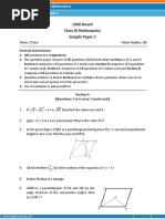 CBSE Sample Paper Class 7 Maths SA1 Set 1 PDF | PDF | Trees | Mathematics