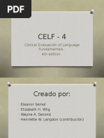 Manual Técnico CELF 5 Español | PDF