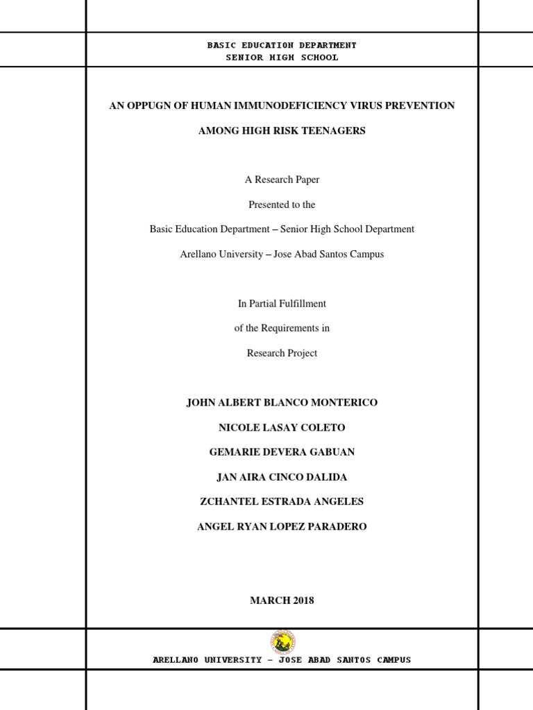 Title Page and Approval Sheet - Humss | PDF | Vocational Education ...