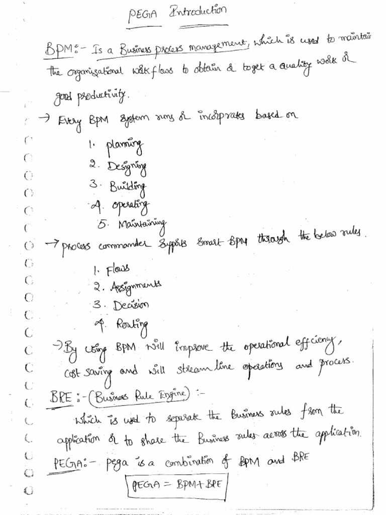 Pega Notes 2015 PDF | PDF