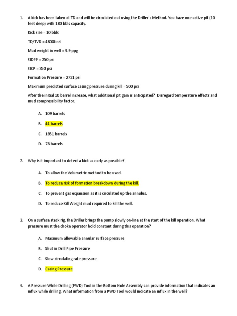 Well Control | PDF | Casing (Borehole) | Continuum Mechanics