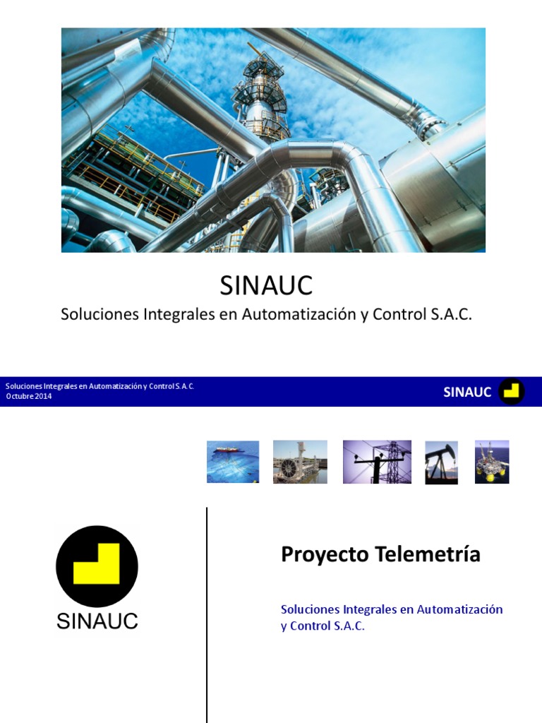 SINAUC TelemetríA | PDF | Scada | Automatización