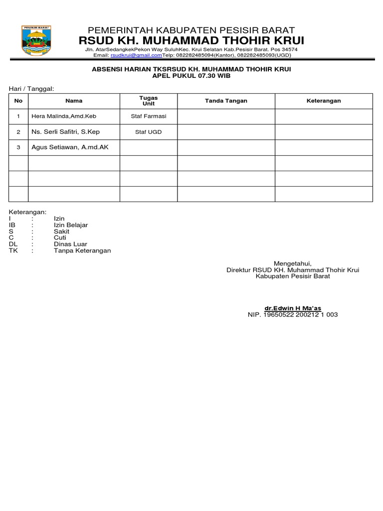 Struktur Organisasi Ugd | PDF
