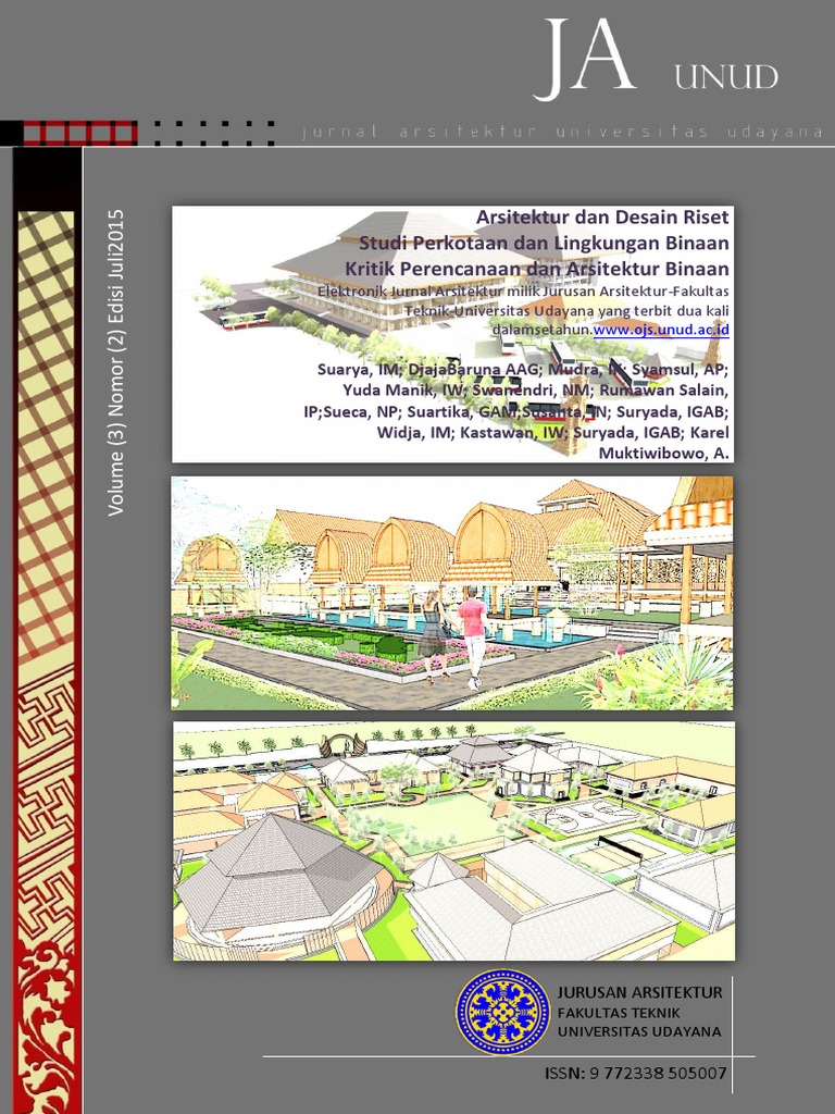Jurnal Arsitektur Unud | PDF