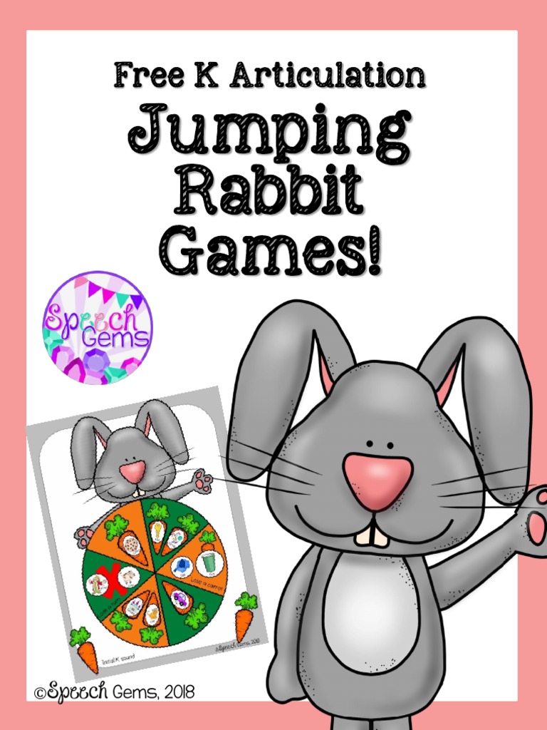 Jumping Rabbit Games!: An Articulation and Language Companion | PDF