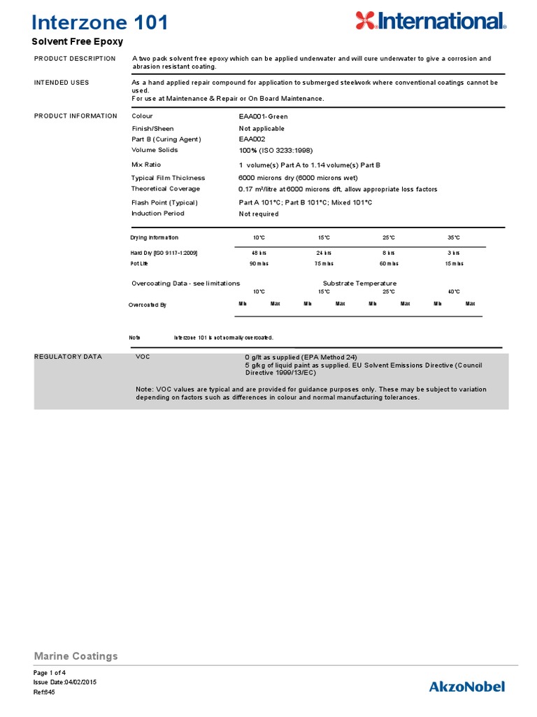 Interzone 101 | Download Free PDF | Paint | Epoxy