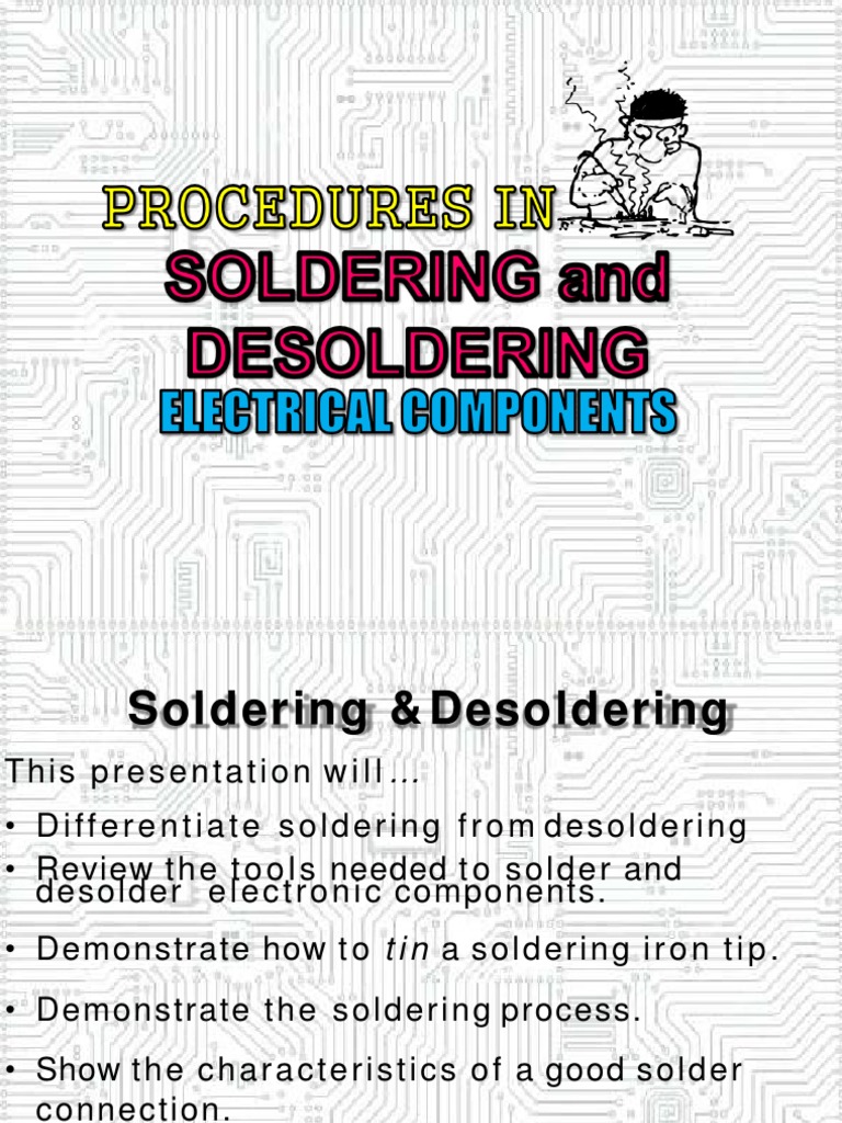 Soldering and Desoldering Techniques | PDF | Soldering | Industrial ...