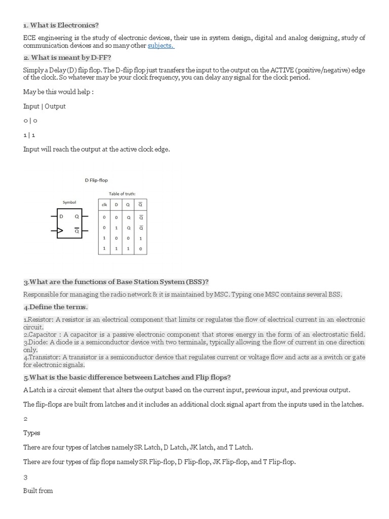 What Is Electronics?: Subjects | PDF | Modulation | Channel Access Method