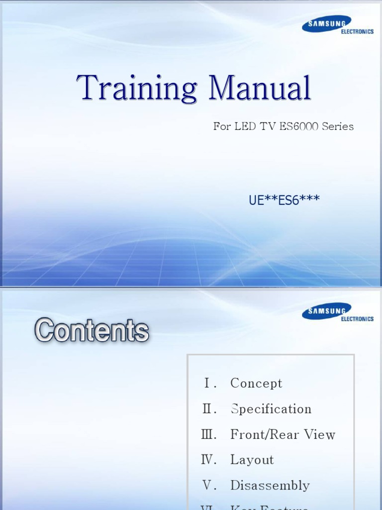 Samsung ES6000 Series Guide | PDF | Hdmi | Thin Film Transistor Liquid ...