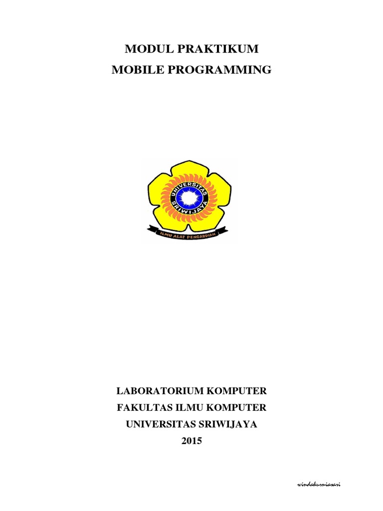 Modul Praktikum Mobile Programming | PDF Modul Praktikum Mobile Programming | PDF
