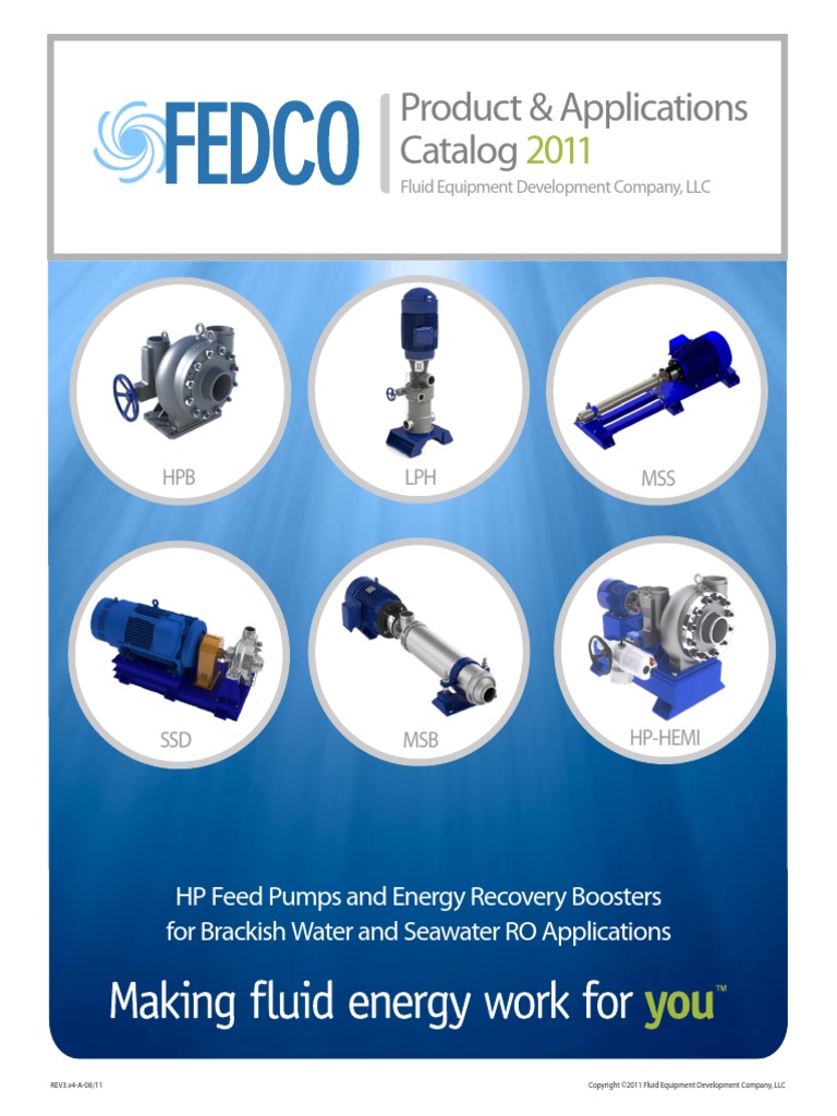 FEDCO Catalog 2011 Rev3v4reduced | Pump | Bearing (Mechanical)