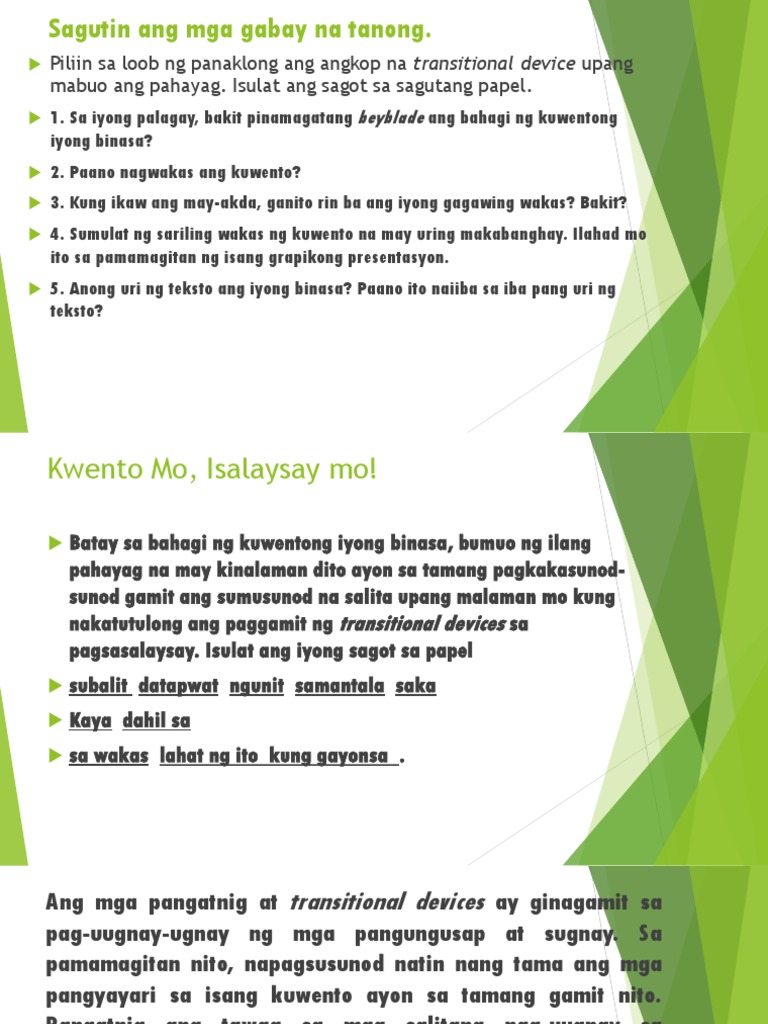 Aralin 1.1 Filipino 9 | PDF