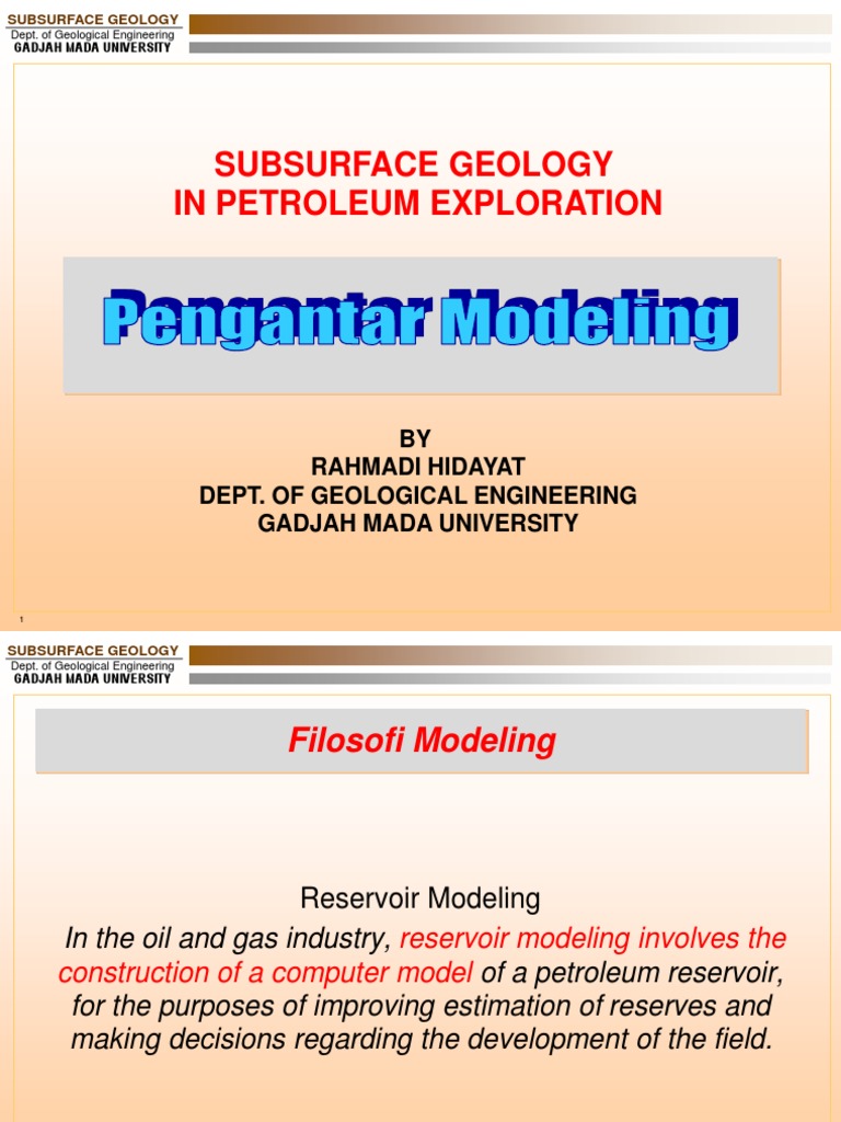124 7-Modeling | PDF | Computer Simulation | Geology