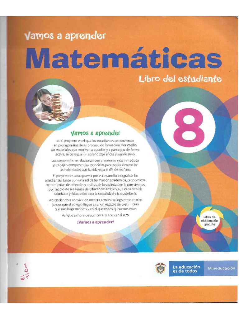 Vamos A Aprender Matematicas 8 | PDF