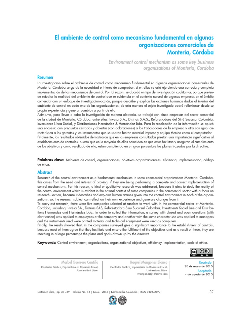 Ambiente de Control | PDF | Planificación | Science