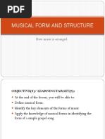 Forms of Music Lesson Plan | PDF | Musical Forms | Performing Arts