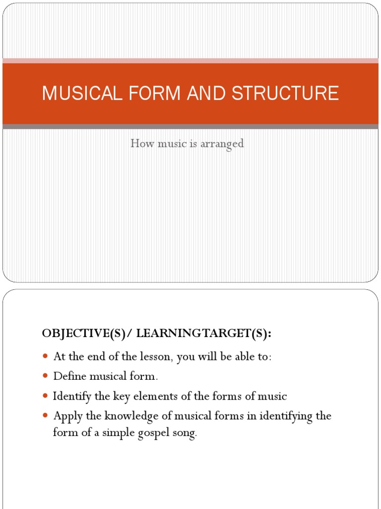Musical Form and Structure | PDF | Refrain | Musical Forms