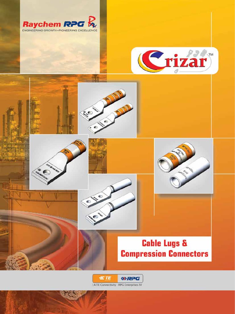 Raychem RPG UL Listed Lug Range PDF | PDF | Electrical Connector ...