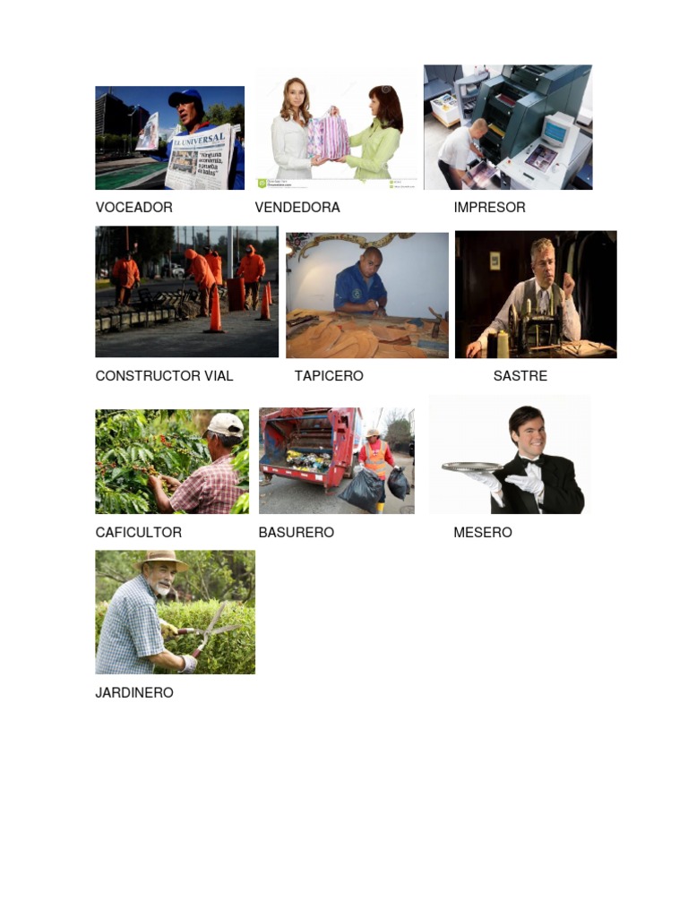 10 Oficios y 10 Profesiones | PDF