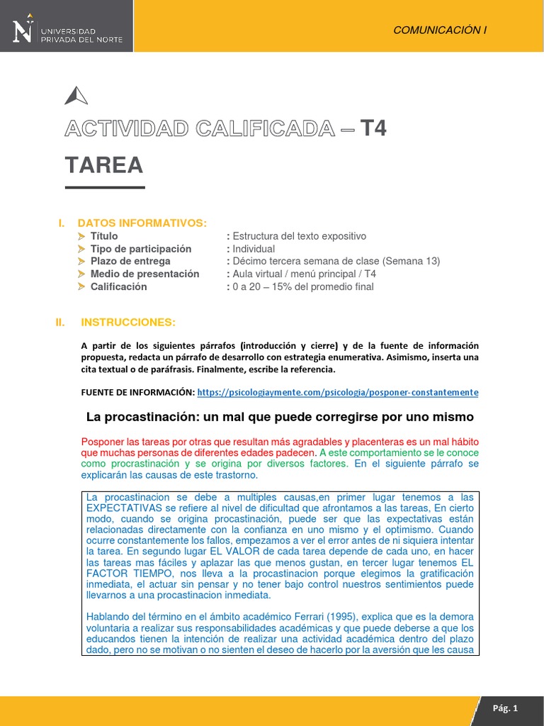 T4 Comunicacion | PDF | Dilación | Habilidades profesionales