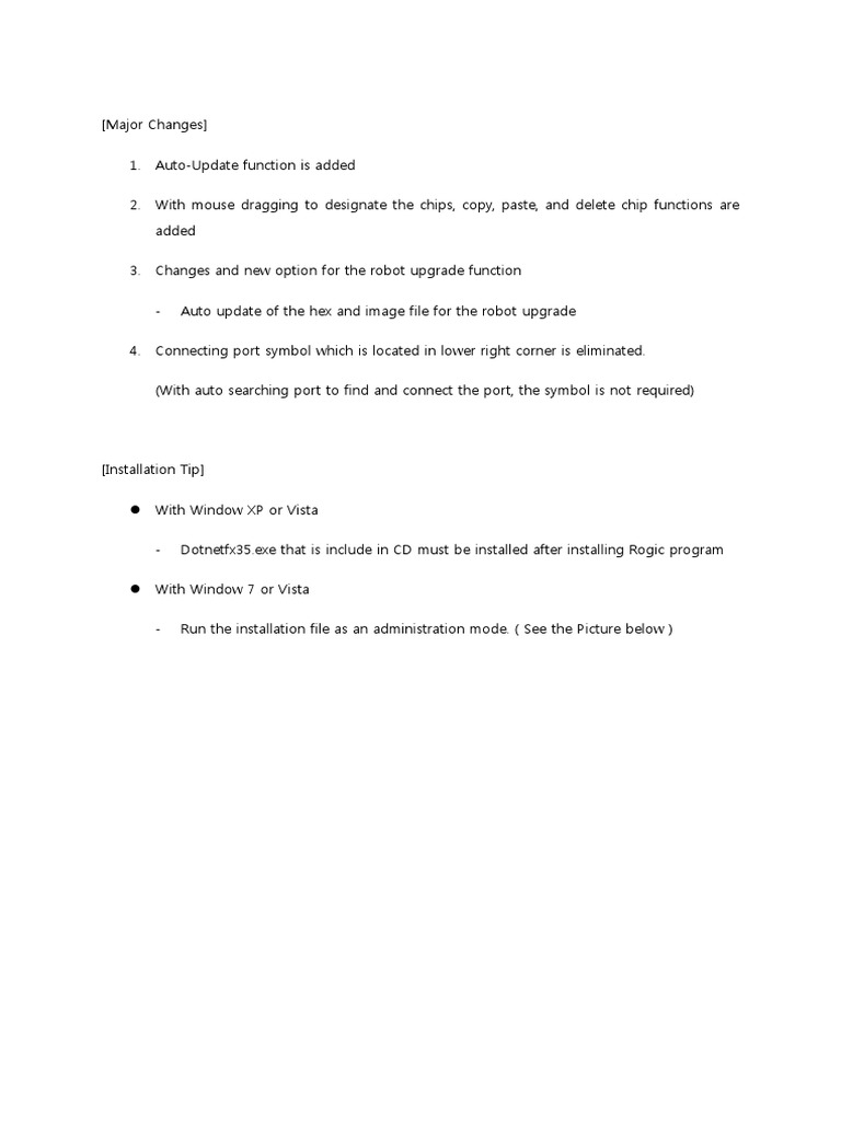 Major Changes - Rogic Program PDF | PDF