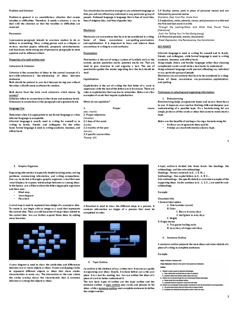 Properties Of A Well Written Text PDF Letter Case Brainstorming