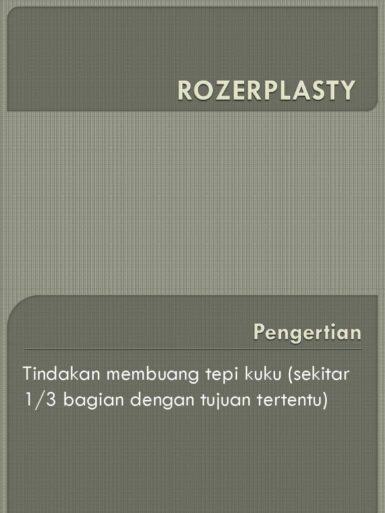 ROZERPLASTY | PDF