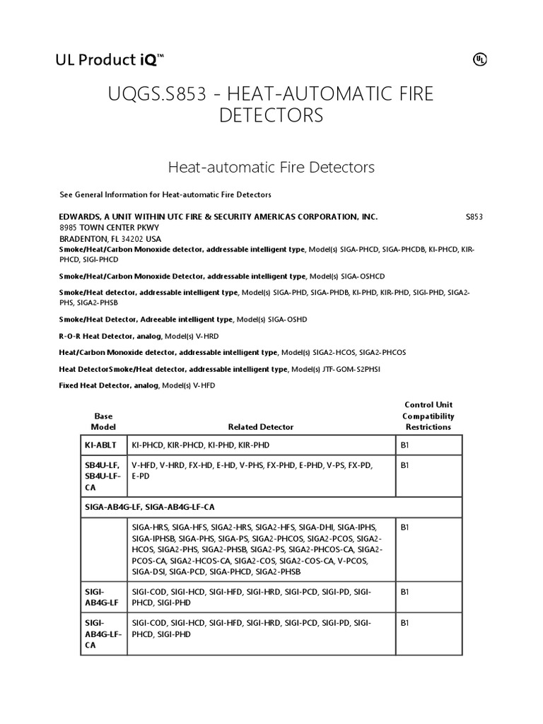 Heat Automatic Fire Detectors | PDF | Computing | Business