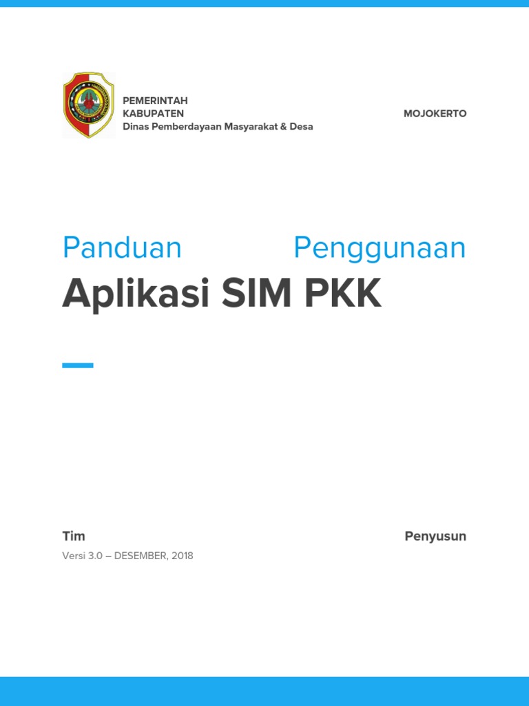 Panduan Aplikasi SIM PKK | PDF | Komputer