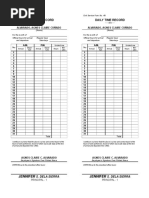 Immersion Student DTR | PDF | Teaching Mathematics