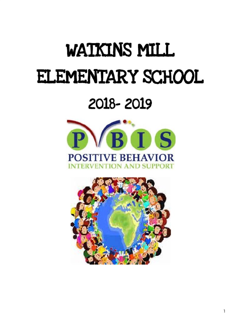 Pbis Handbook - Wmes | PDF | Teachers | Classroom