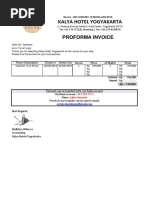 Hotel Billing Invoice Example | PDF