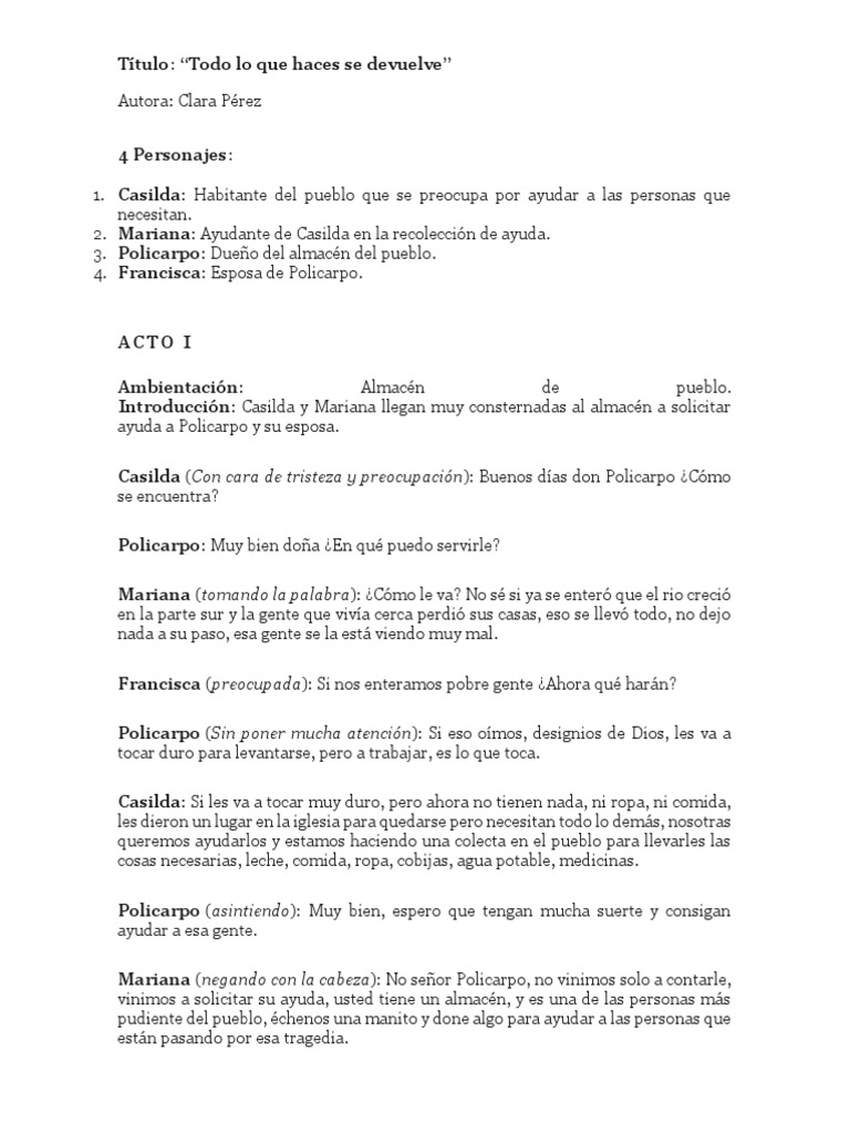 Obras de Teatro | PDF | Narración