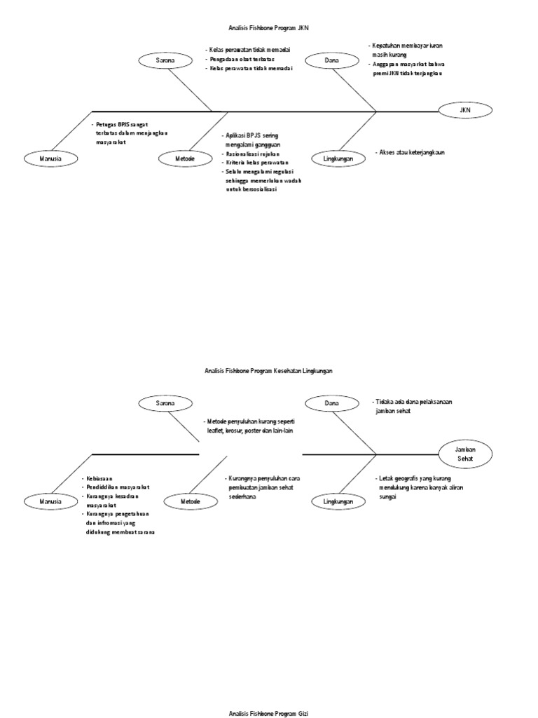 Analisis Fishbone Program UKM | PDF