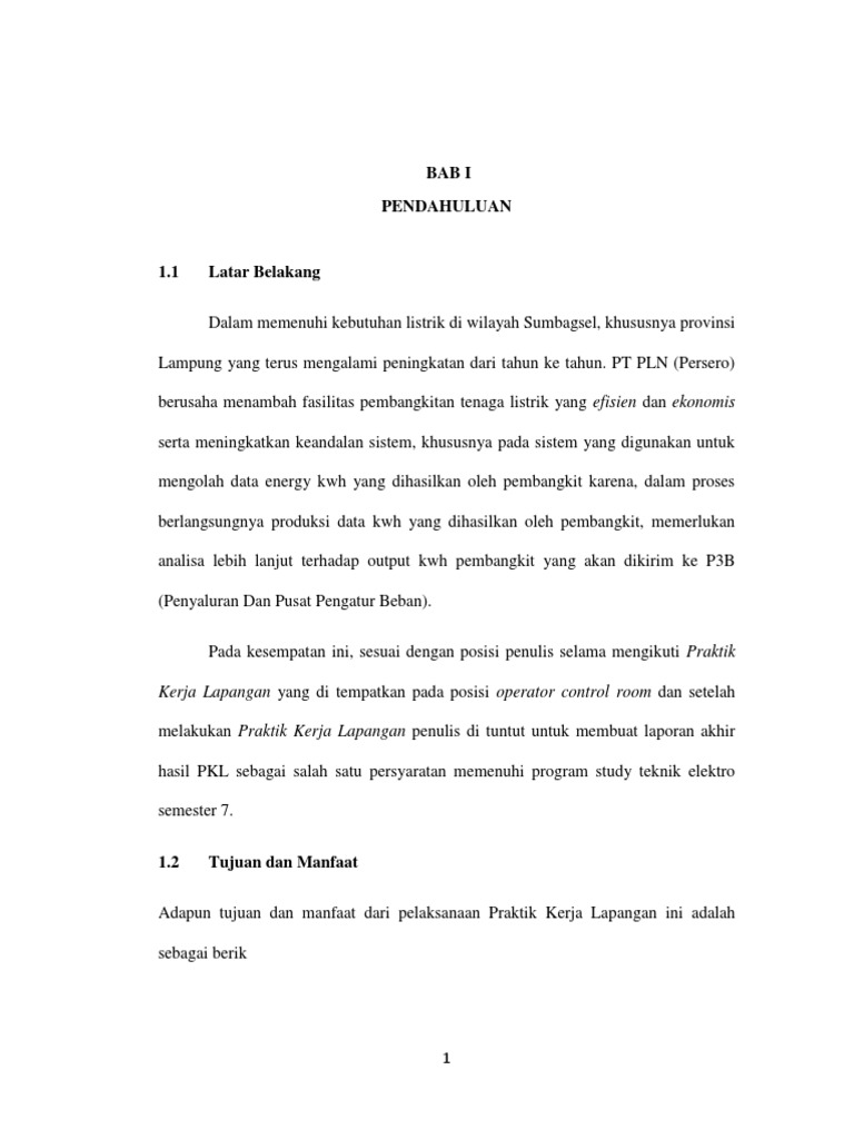 Revisi Laporan PKL | PDF | Teknologi & Rekayasa