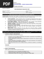 Potential Assessment Form | PDF | Leadership | Behavior Modification