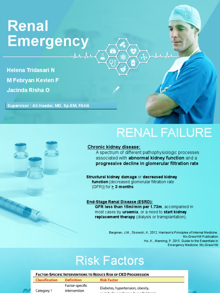 Renal Emergency | PDF | Chronic Kidney Disease | Renal Function