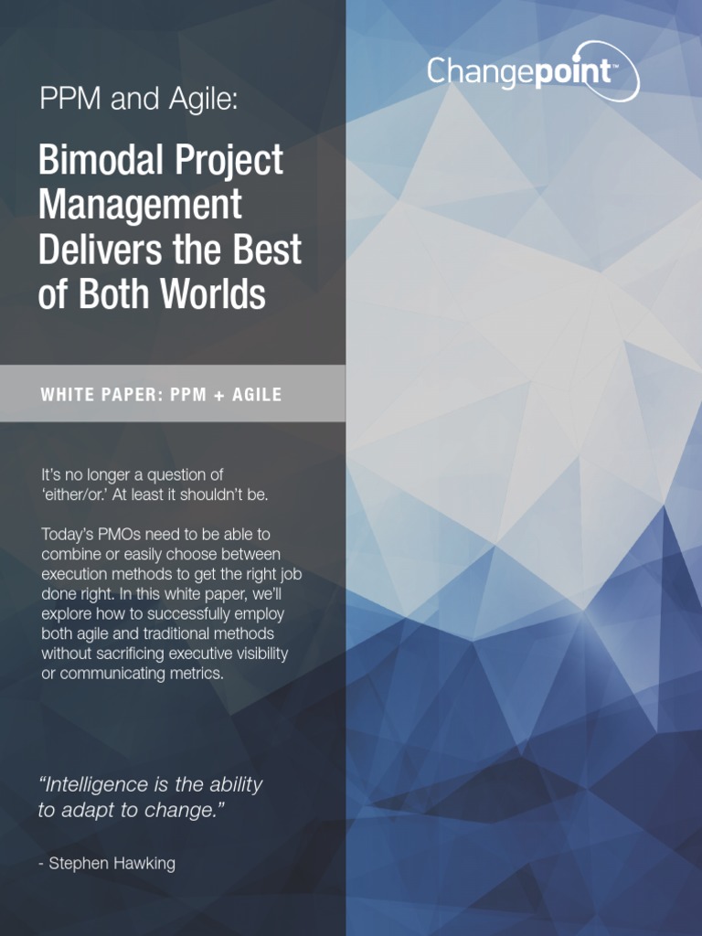 2016 Changepoint Ppm-Agile White-Paper | PDF | Agile Software ...