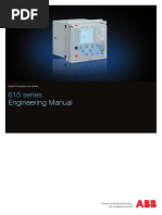 REF 615 Relay Manual | PDF | Electrical Engineering | Electromagnetism
