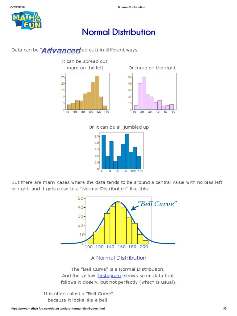 Normal Distribution | PDF | Standard Score | Standard Deviation