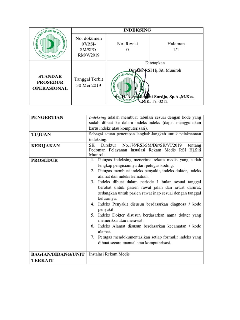 Spo Indeksing | PDF | Pengelolaan Keuangan & Uang