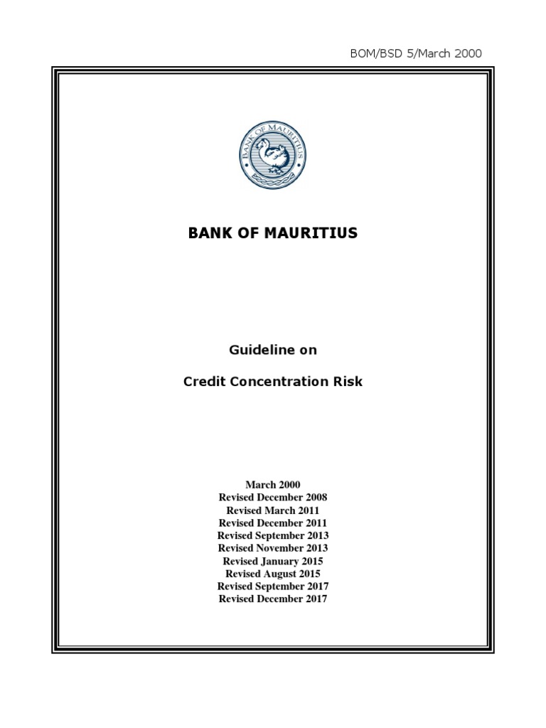 Credit Concentration Risk | PDF | Capital Requirement | Banks