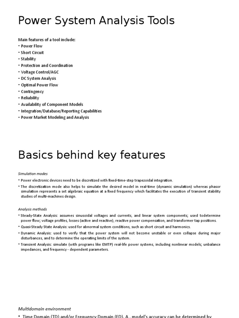 Power System Study Tool | PDF | Electric Power System | Electrical Network