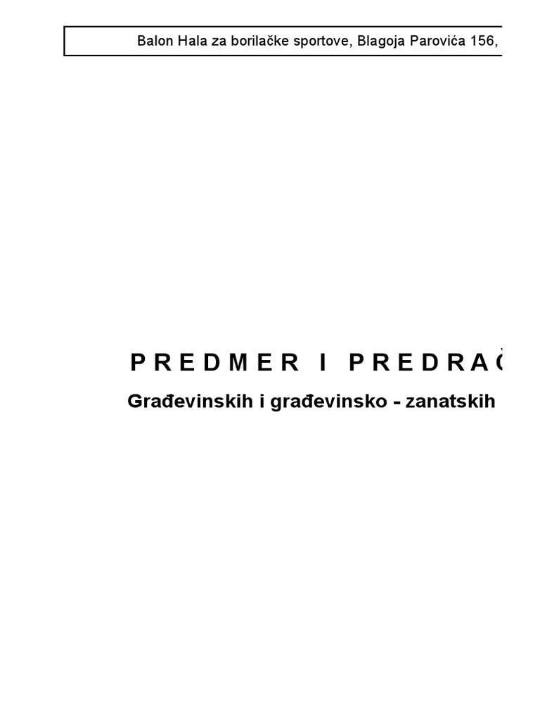 Predmer | PDF