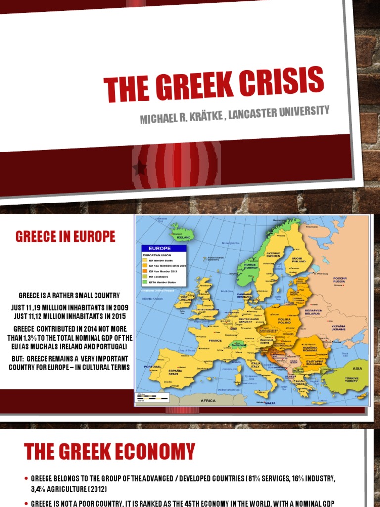 Overview of the Greek Economic Crisis | PDF | Eurozone | Greek ...